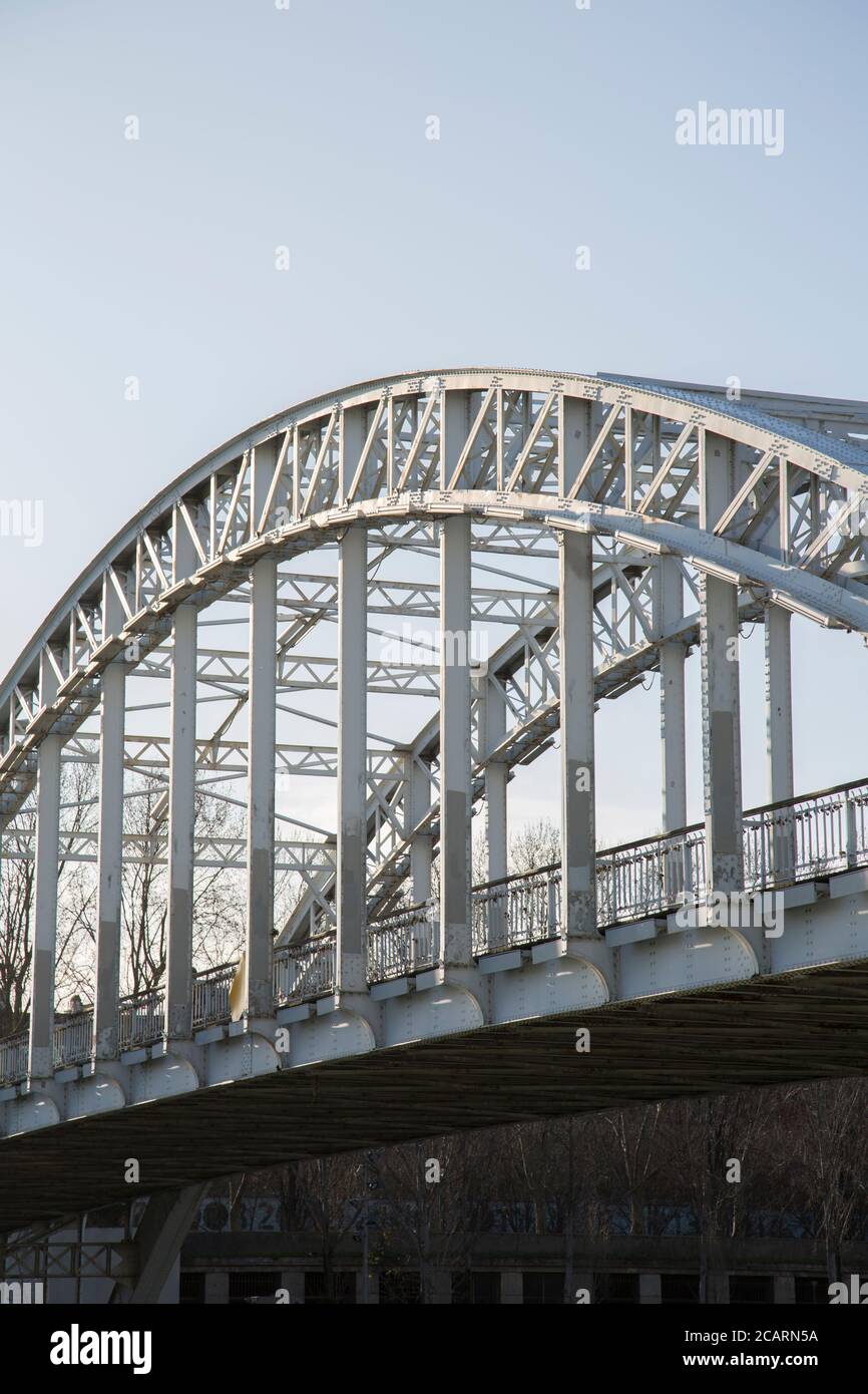 Debilly Bridge over River Seine in Paris; France Stock Photo - Alamy