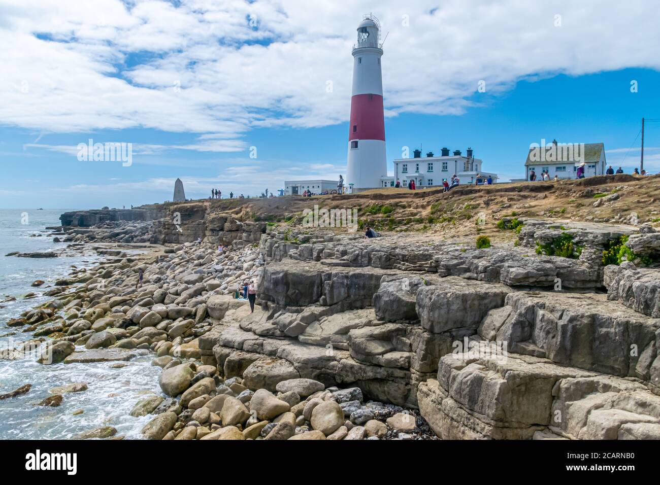 Portland Bill Lighthouse Stock Photo - Alamy