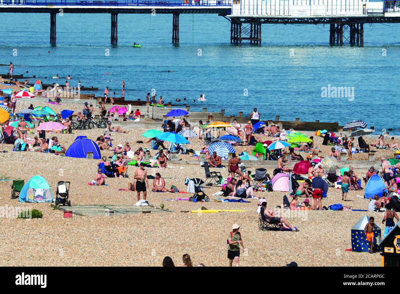 Weather beach bikini uk hi-res stock photography and images - Alamy