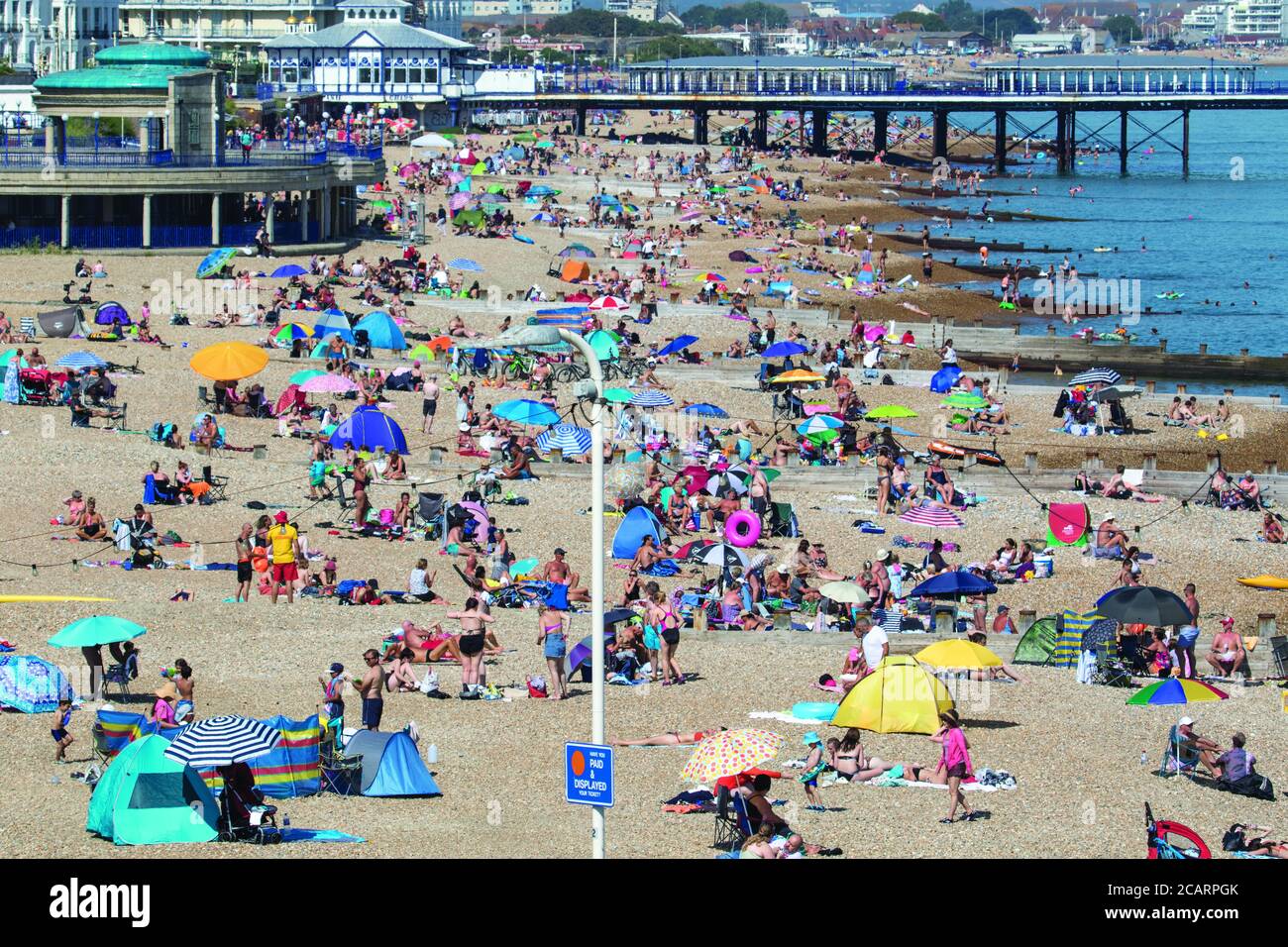 Weather beach bikini uk hi-res stock photography and images - Alamy