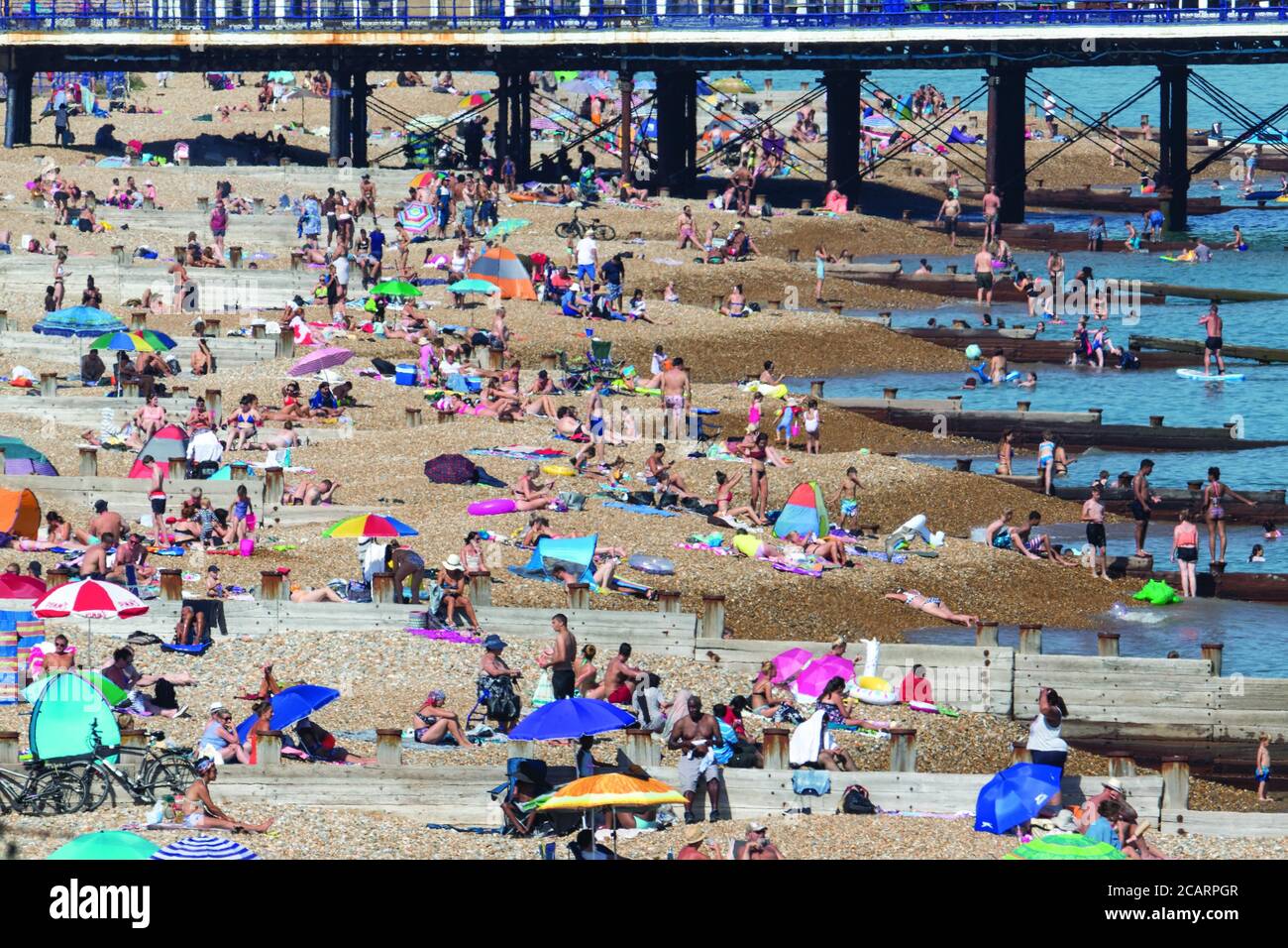 Sunny hot weather sunbathing bikini holiday hi-res stock photography ...