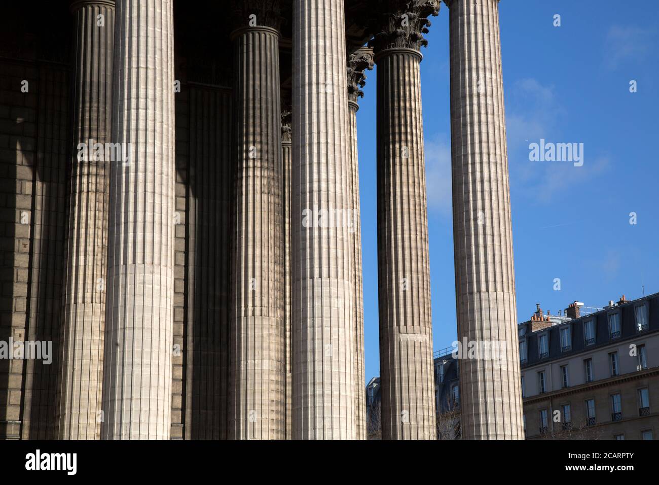 Pilars of Madeleine Church; Paris; France Stock Photo - Alamy