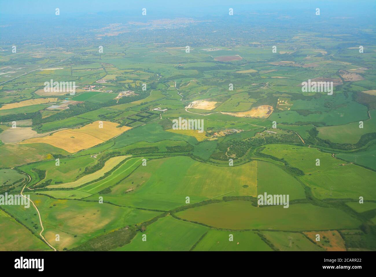 aerial view of Sardinia countryside, Italy Stock Photo - Alamy