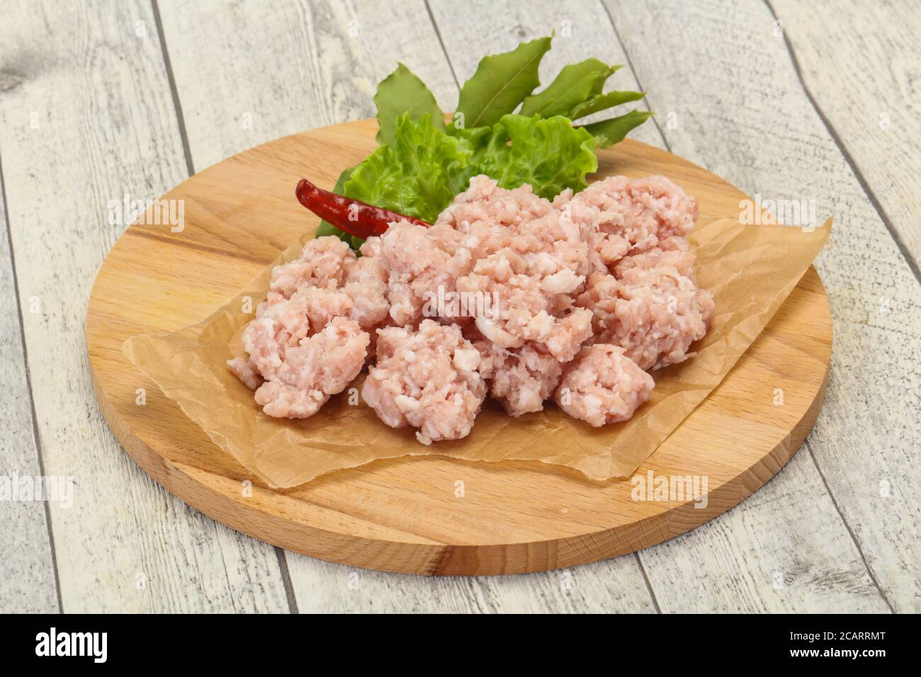 Homemade pork minced meat ready for cooking Stock Photo - Alamy