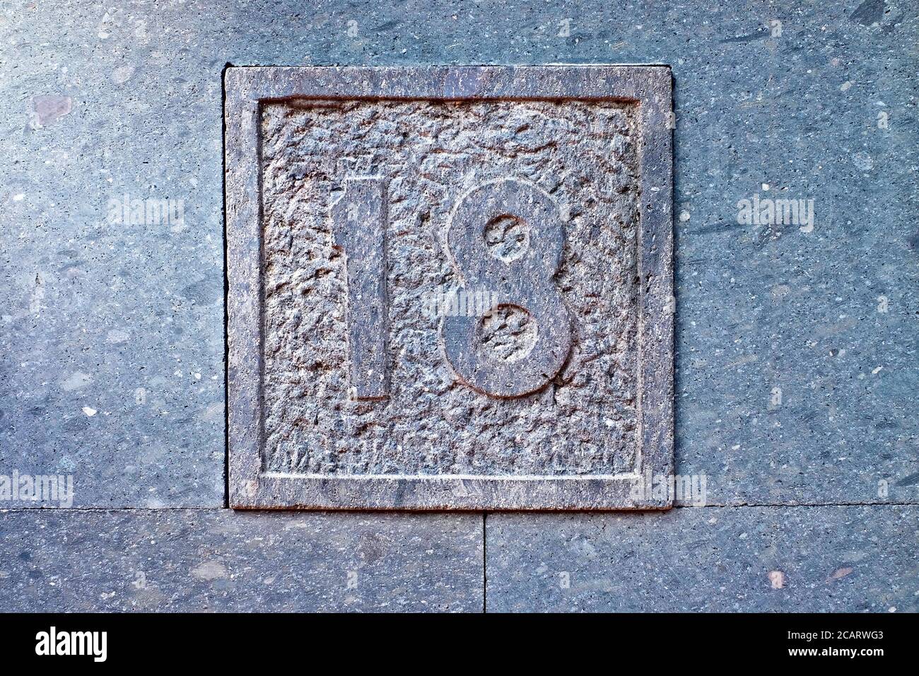 18 number plate hi-res stock photography and images - Alamy