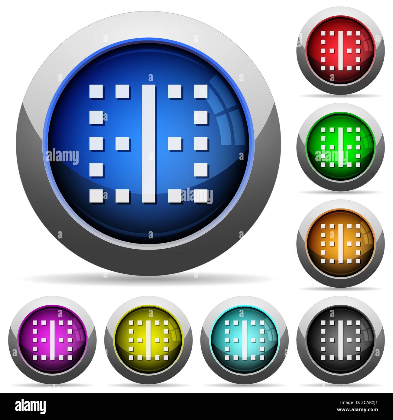 Border of buttons Stock Vector Images - Alamy
