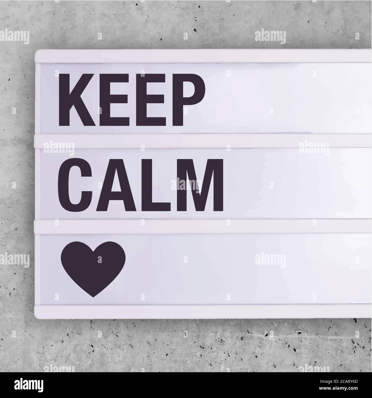 Social Media Sign Keep Calm Editable Square Stock Vector Image & Art ...