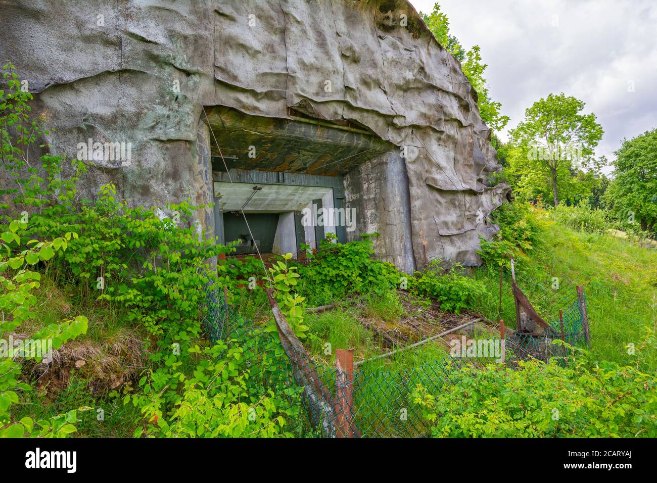 Switzerland, Vaud Canton, Vallorbe, Second World War fort and artillery ...