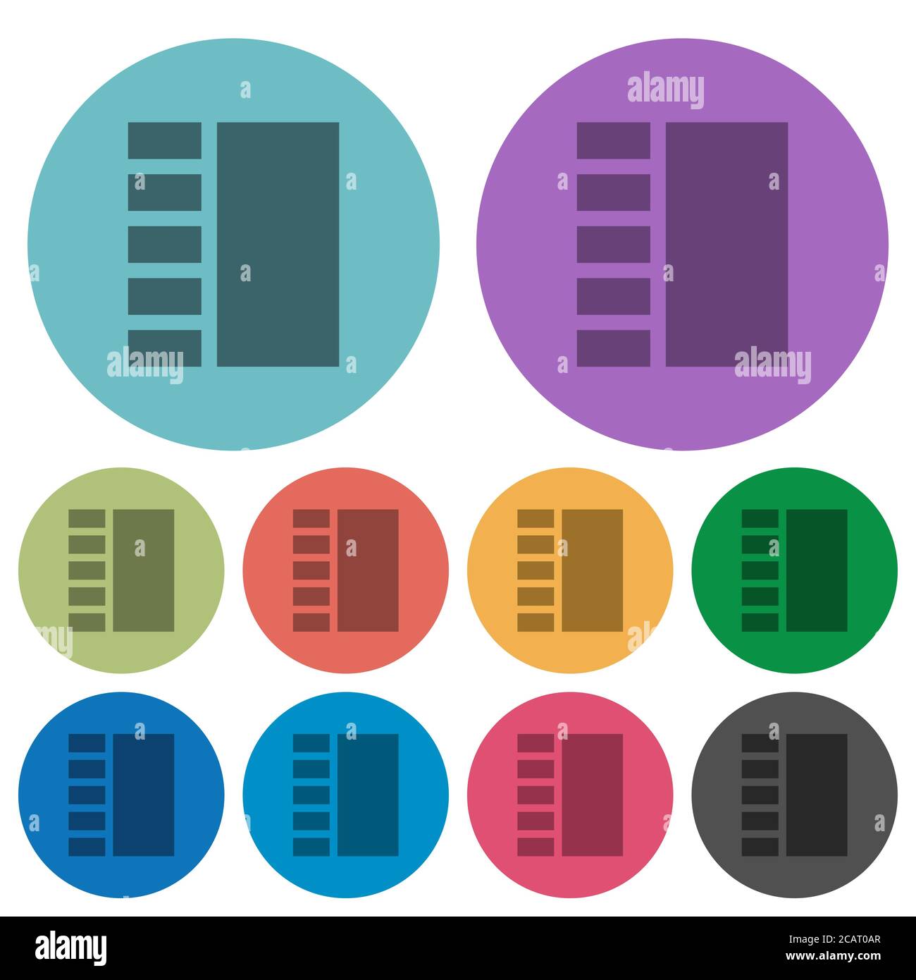 Web layout solid icons Cut Out Stock Images & Pictures - Alamy