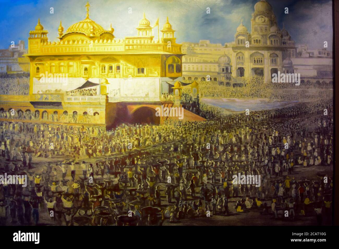 Inside view sikh temple gurudwara hi-res stock photography and images ...