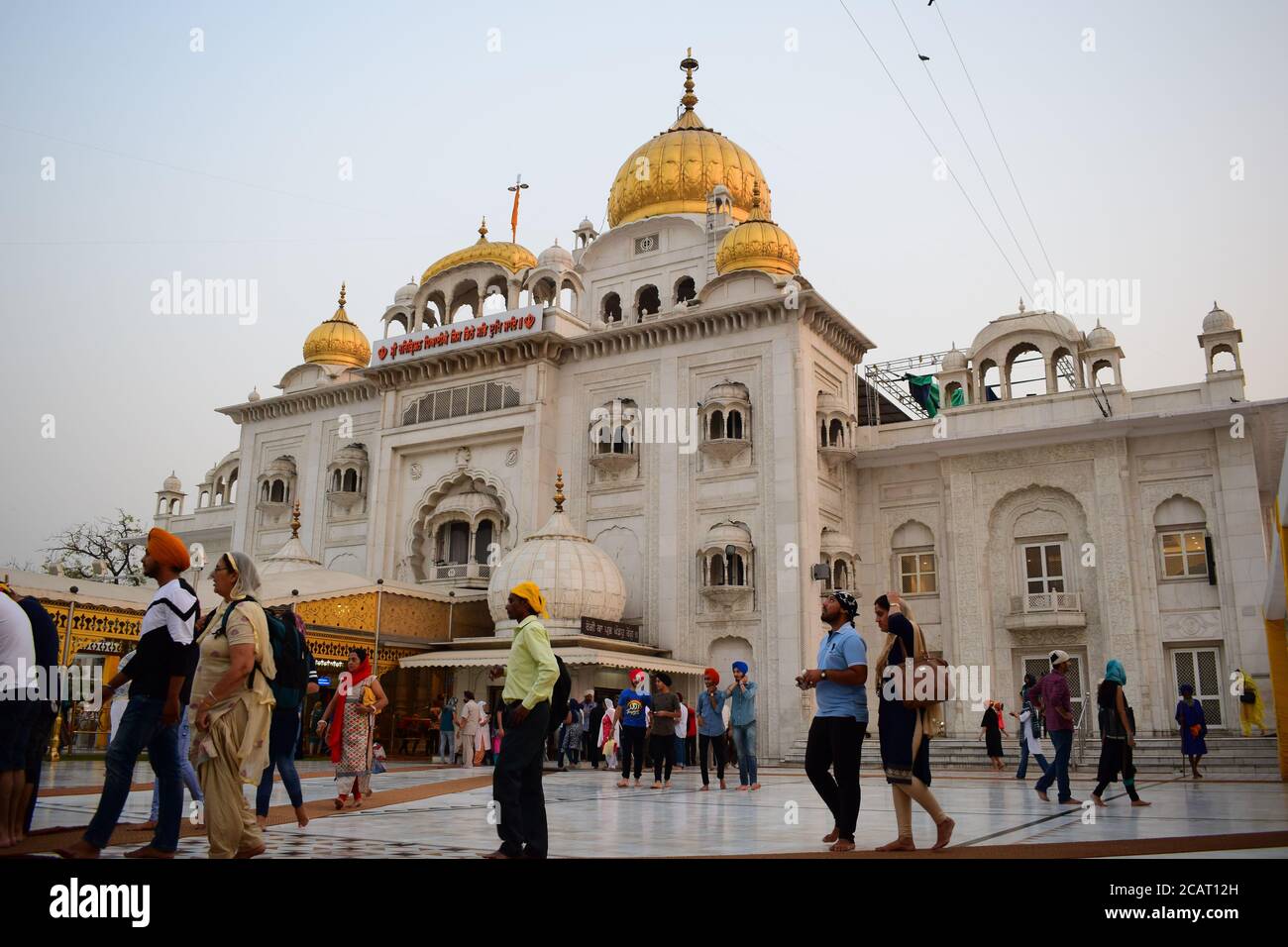 New Delhi India – January 23 2021 : Gurdwara Bangla Sahib is the most ...