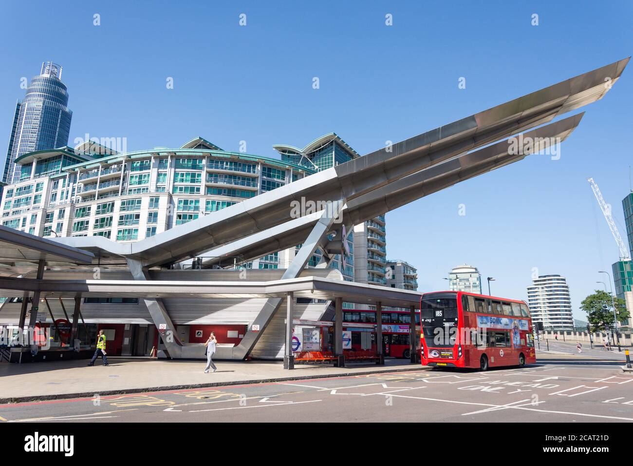 The Vauxhall Cross transport interchange, Vauxhall, London Borough of ...