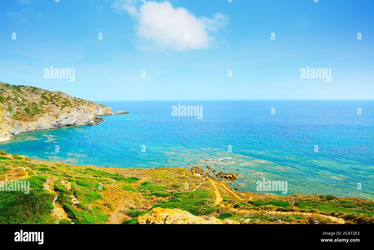colorful shoreline in Sardinia, Italy Stock Photo - Alamy