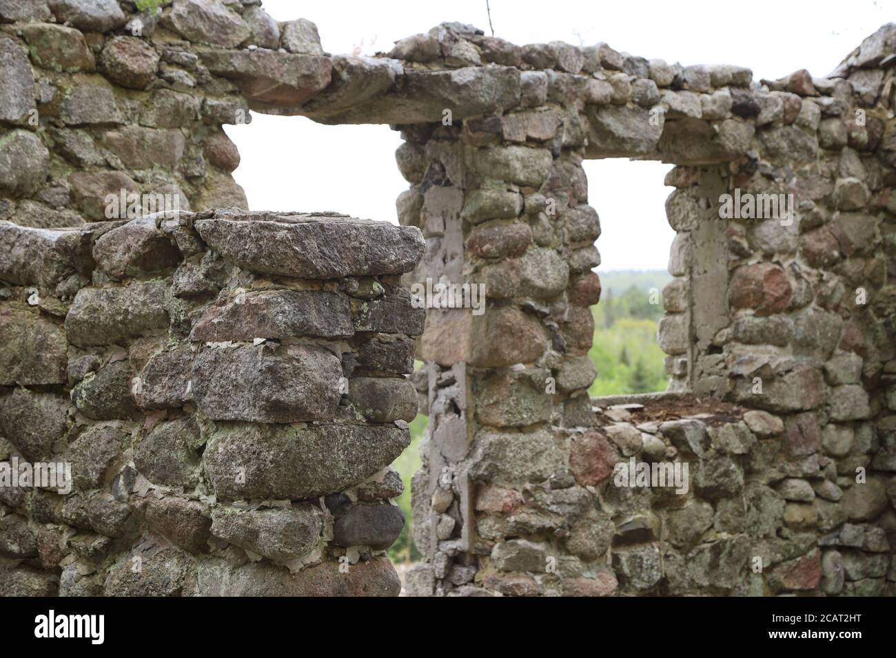 Old stone house, ruins of an abandoned lodge Stock Photo - Alamy