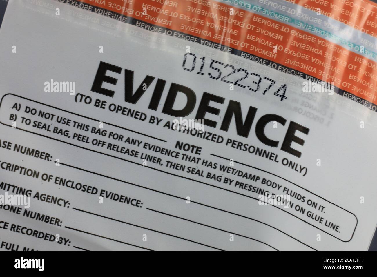 Police Evidence Bag High Resolution Stock Photography and Images - Alamy