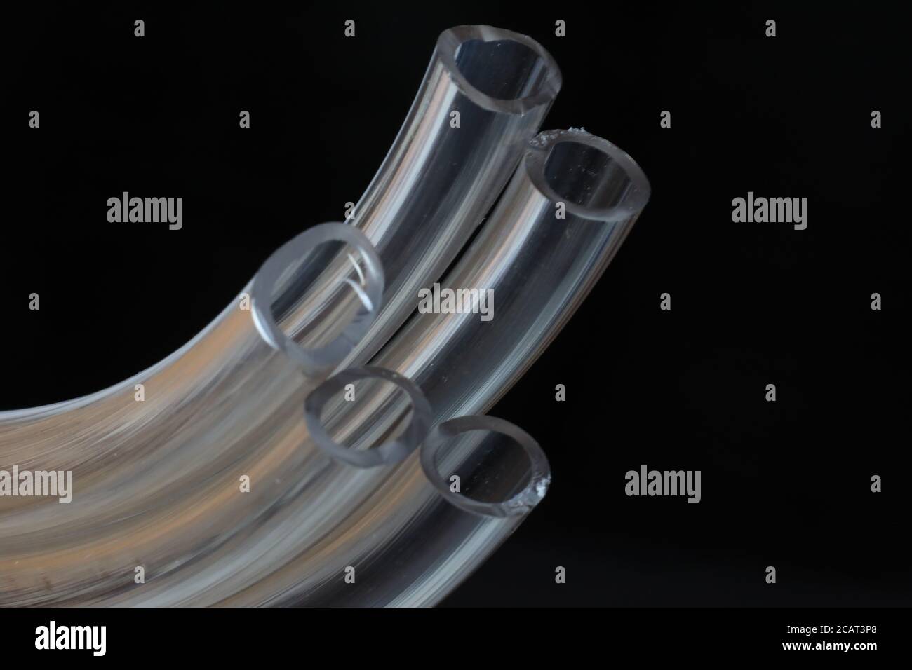 Clear rubber tubing Stock Photo - Alamy