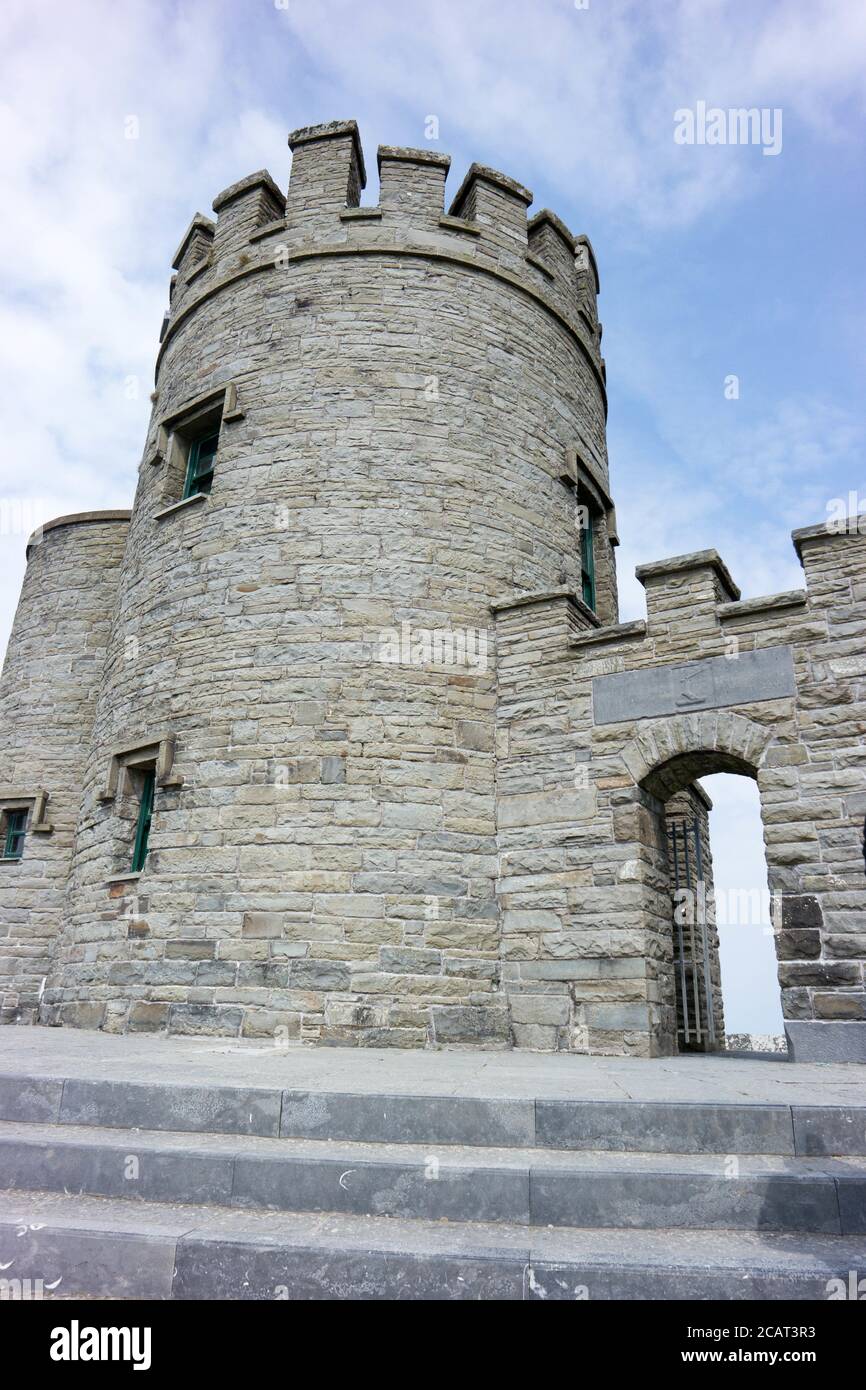 Beautiful medieval O'Brien's Tower in Irland Stock Photo - Alamy