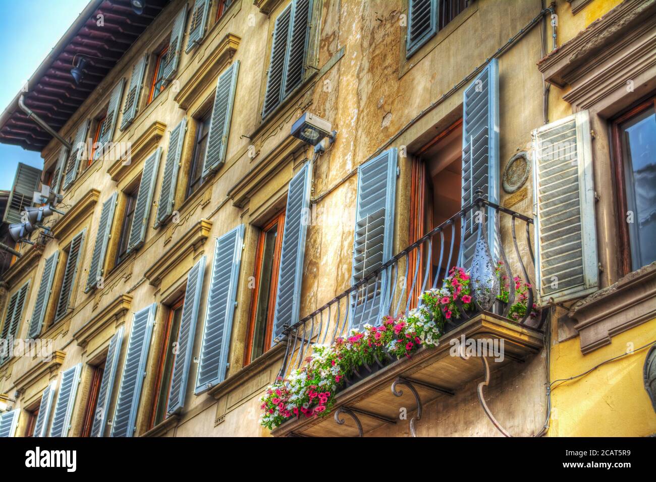 colorful building facades in Florence, Italy Stock Photo - Alamy