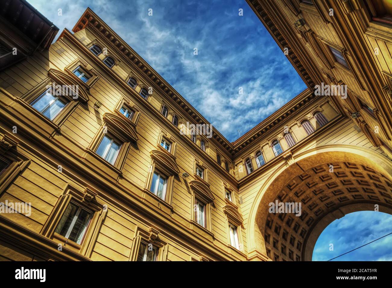 detail of Roman forum in Florence, Italy Stock Photo - Alamy