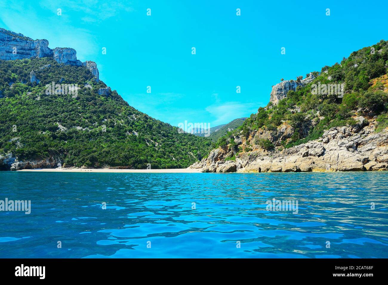 small beach in Orosei Gulf, Sardinia Stock Photo - Alamy