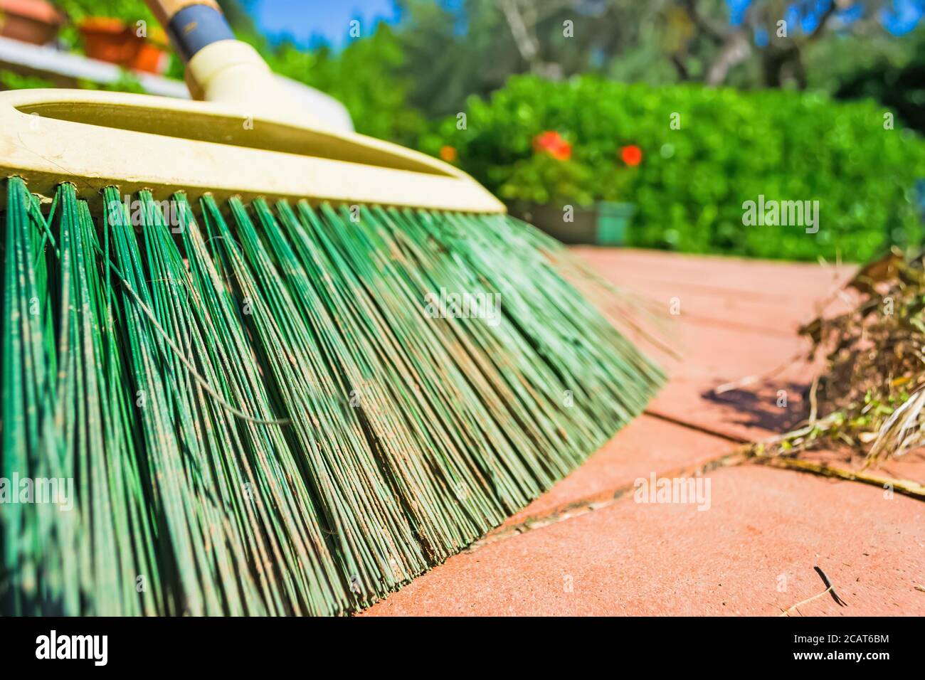 Floor broom grass hi-res stock photography and images - Alamy