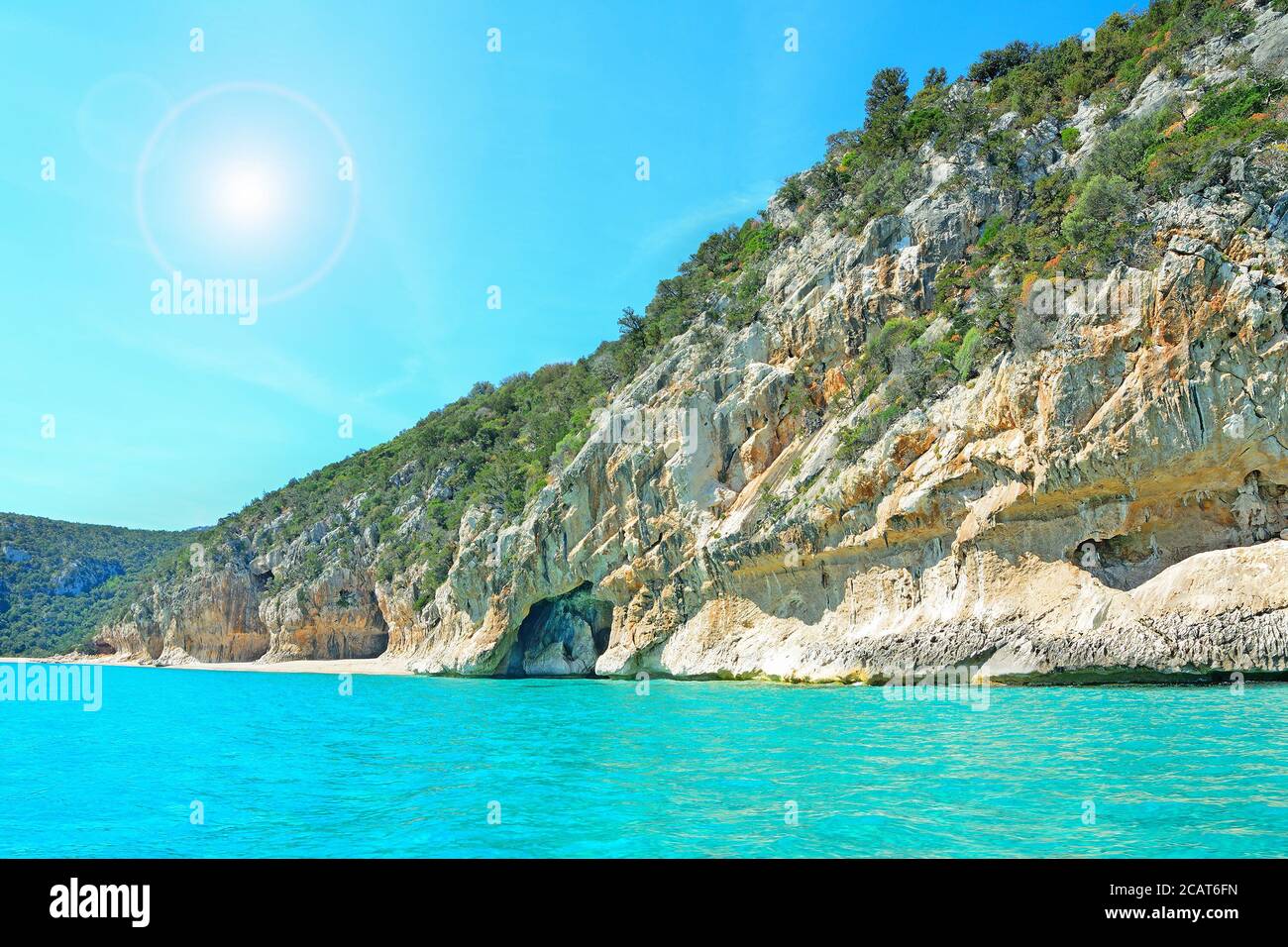 turquoise water in Sardinia, Italy Stock Photo - Alamy