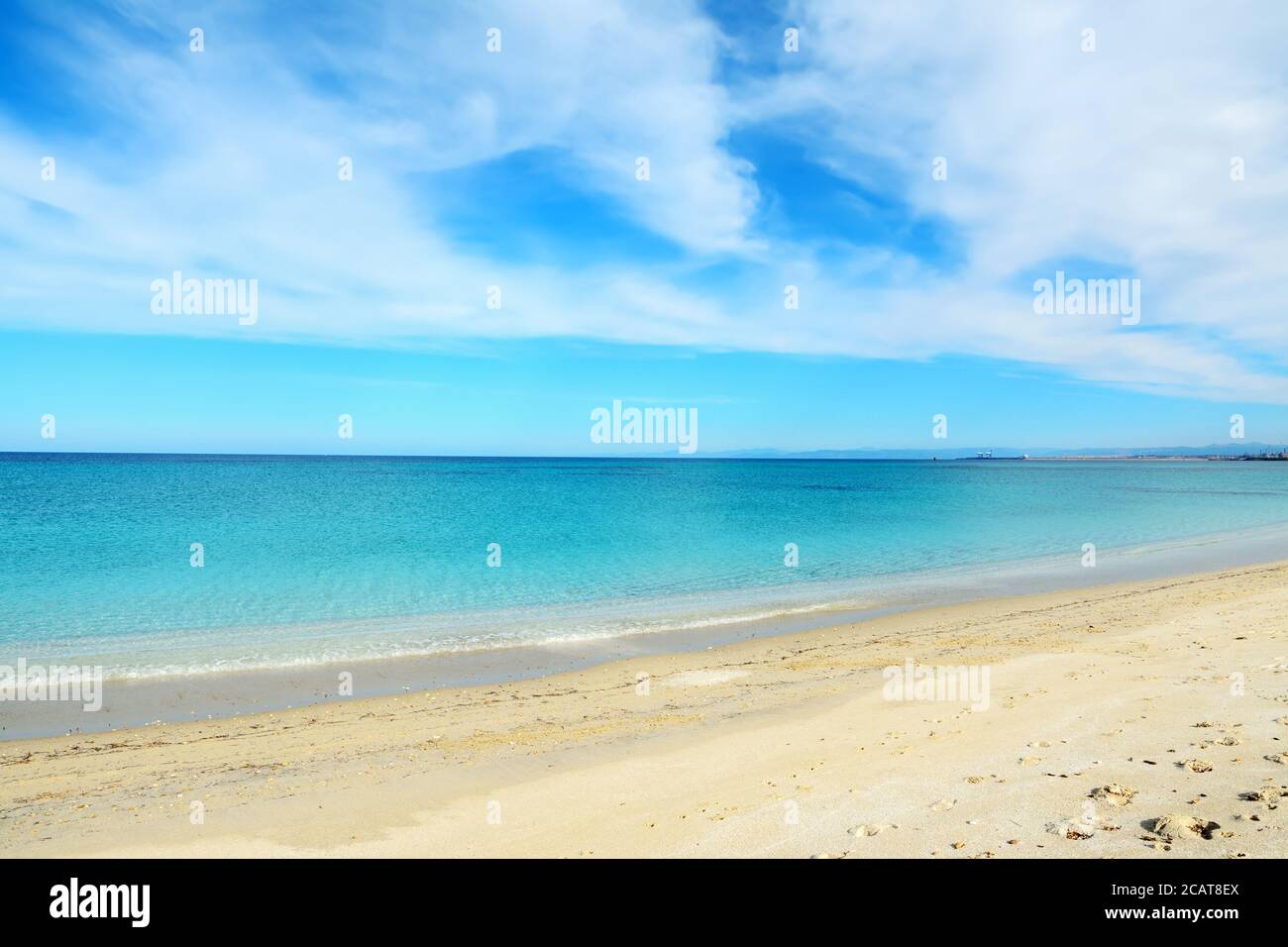 Fiume Santo shore on a cloudy day, Sardinia Stock Photo - Alamy