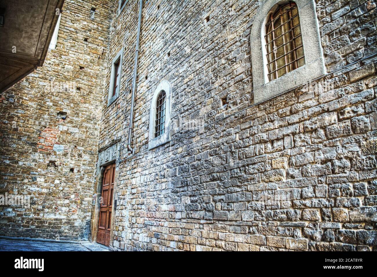 brick facade in Florence, Italy Stock Photo - Alamy