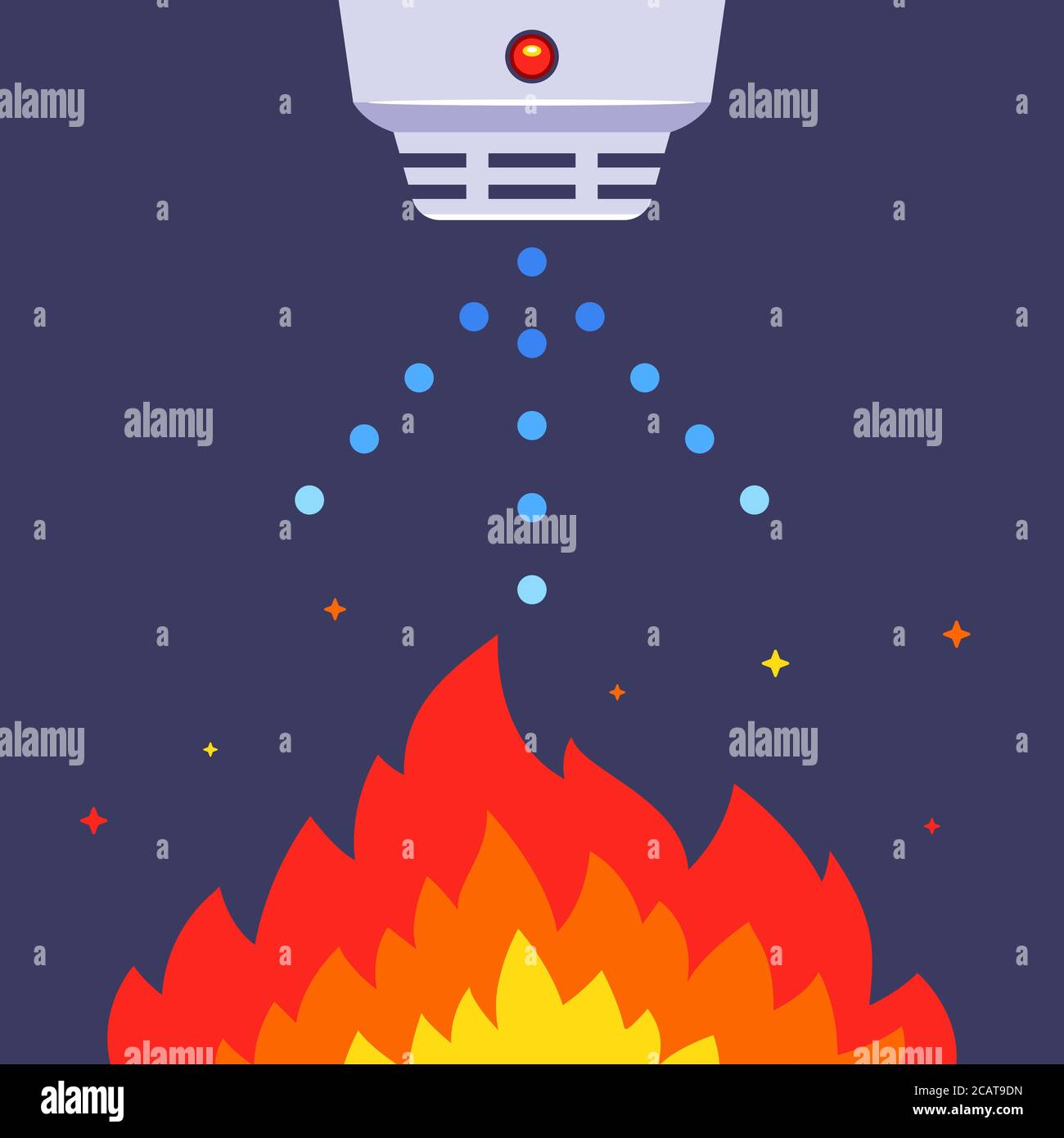 Fireproof house Stock Vector Images - Alamy