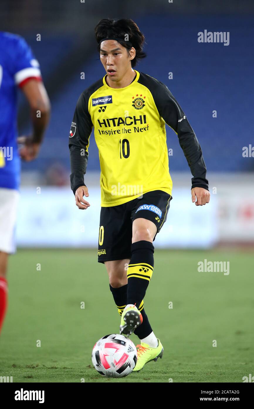 Kanagawa, Japan. 8th Aug, 2020. Ataru Esaka (Reysol) Football/Soccer ...