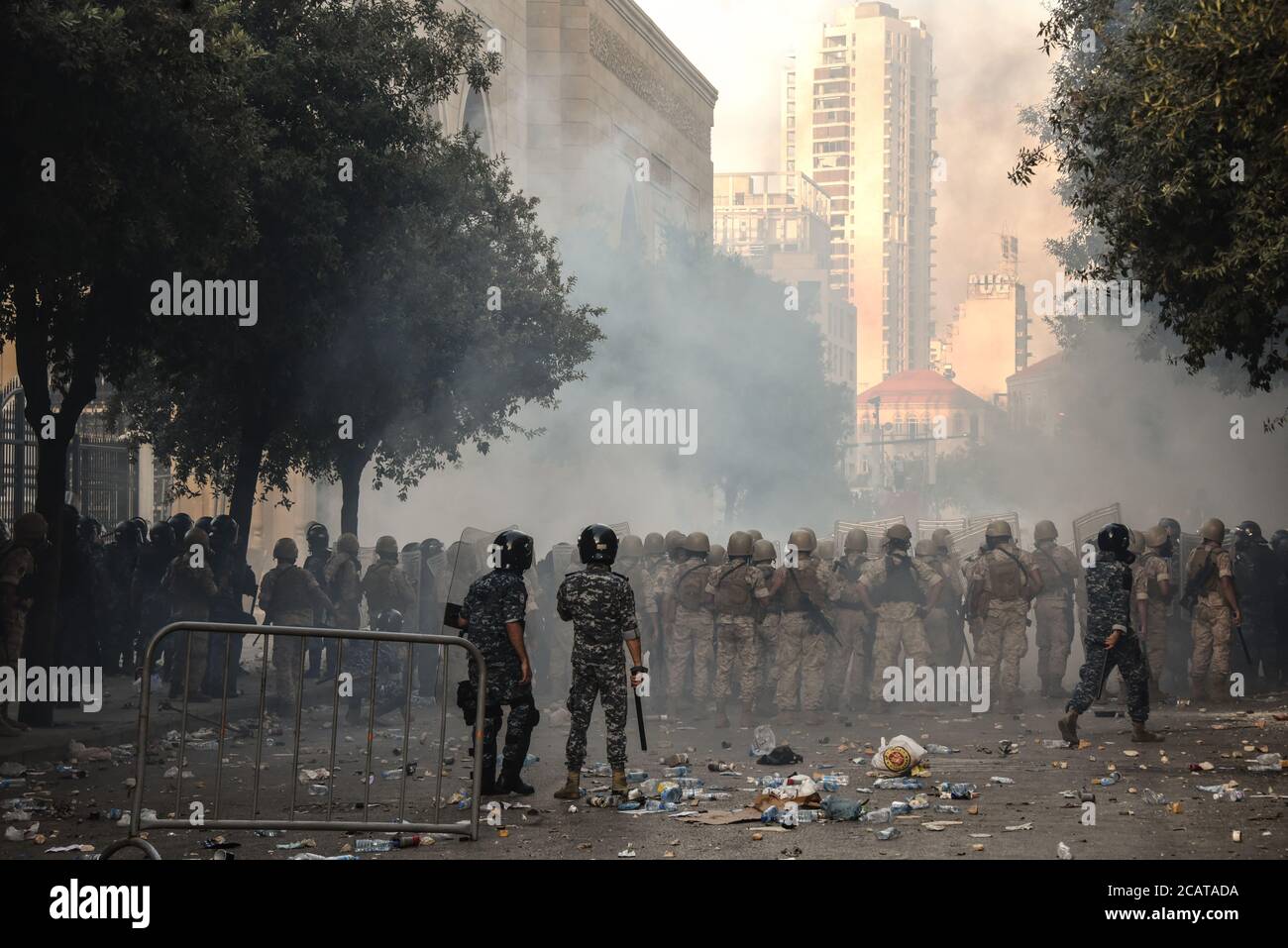 Aftermath of the internal explosion hi-res stock photography and images ...
