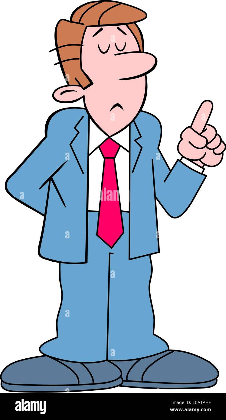 Making a Point Stock Photo - Alamy