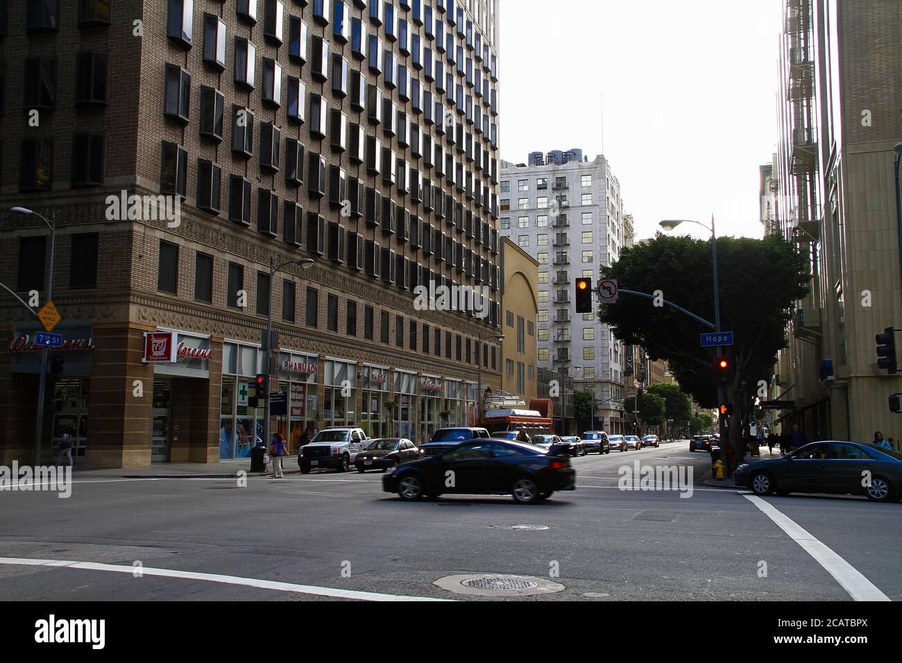 Downtown Los Angeles,CA/USA - Nov 26,2018: 7th Street at the ...