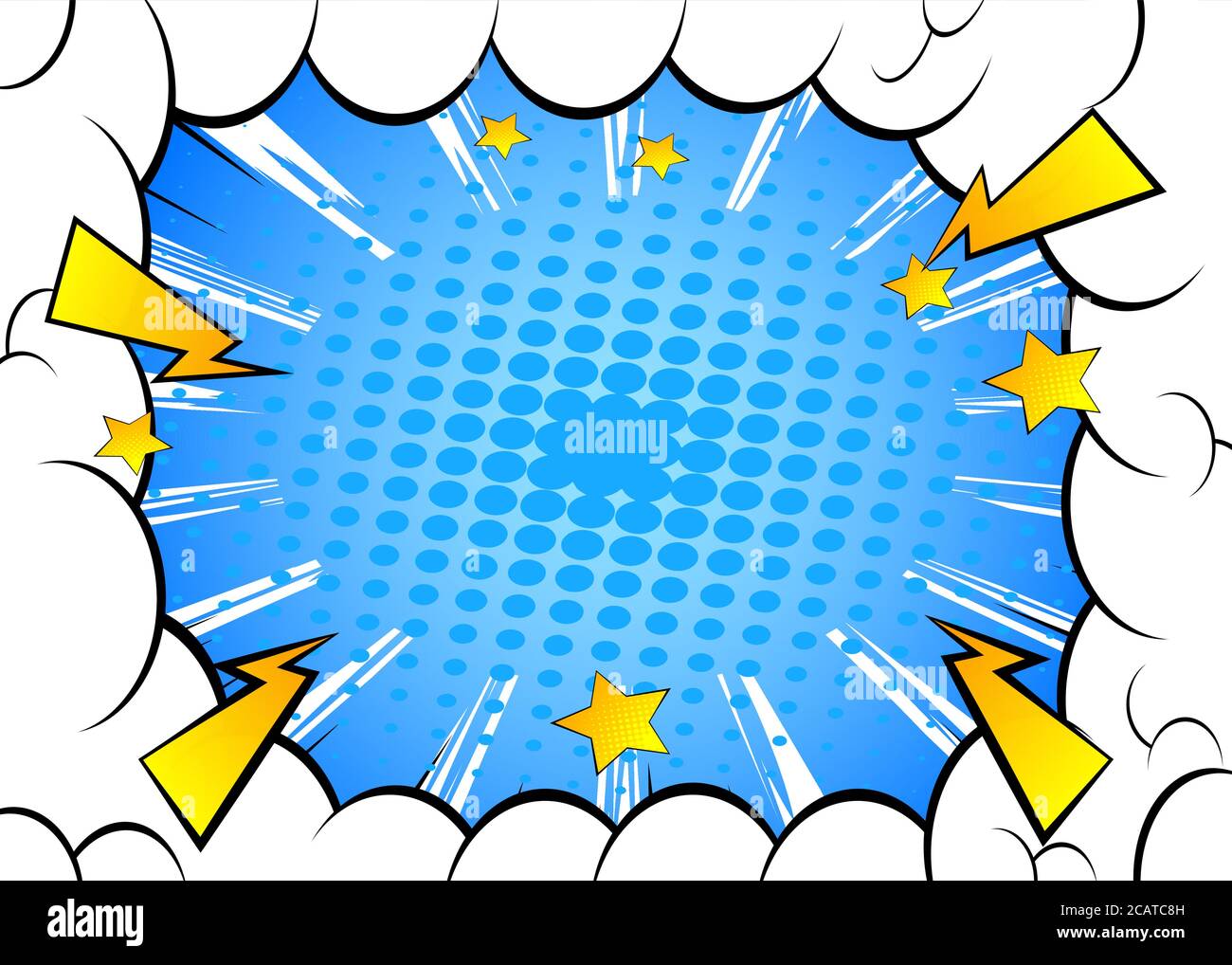 Cartoon design colored background. Comic book illustration. Vector ...