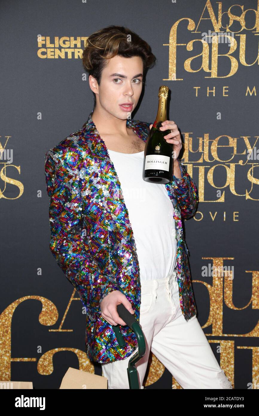 Kurt Coleman arrives on the red carpet for the Absolutely Fabulous: The ...