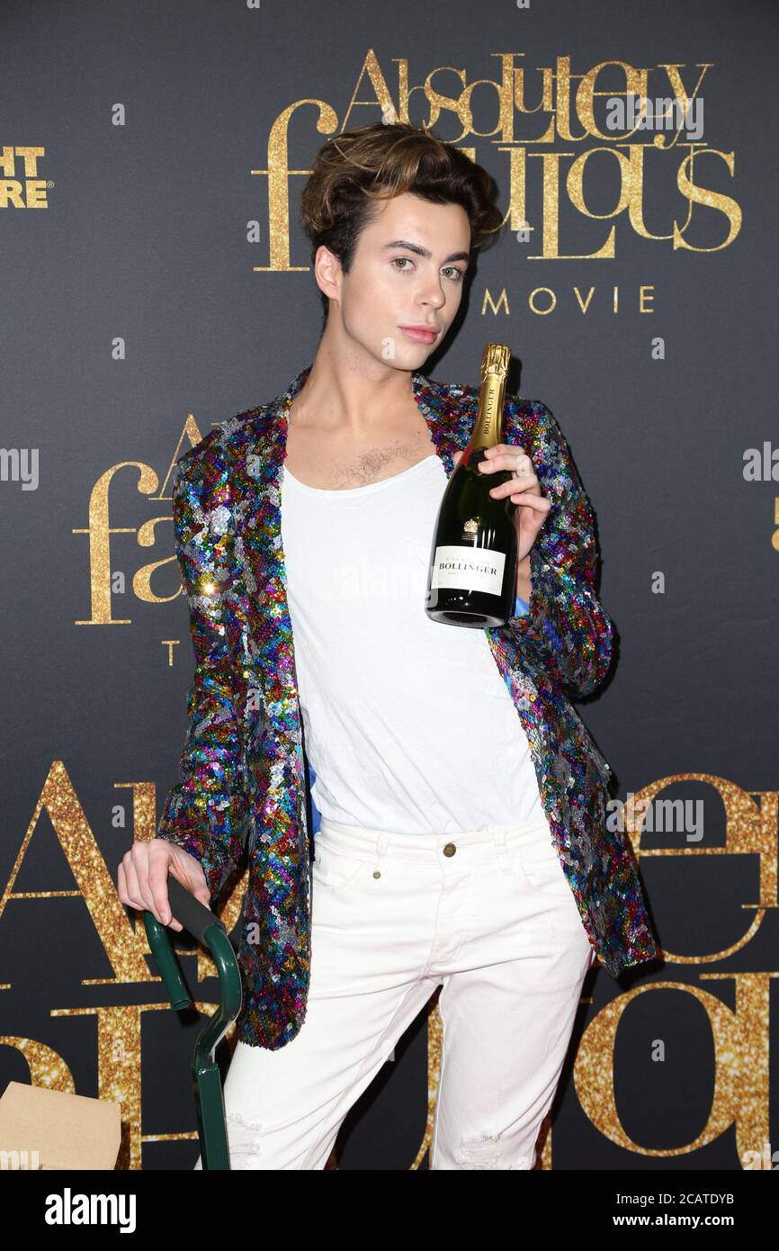 Kurt Coleman arrives on the red carpet for the Absolutely Fabulous: The ...