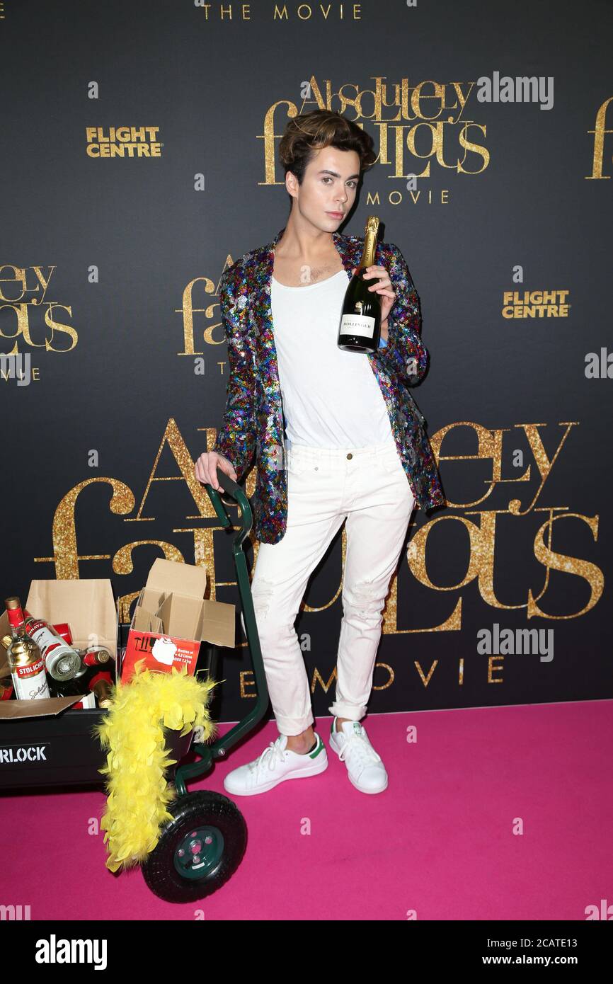 Kurt Coleman arrives on the red carpet for the Absolutely Fabulous: The ...