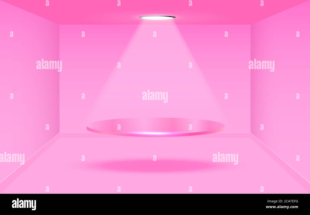3d rendering set pink Stock Vector Images - Alamy