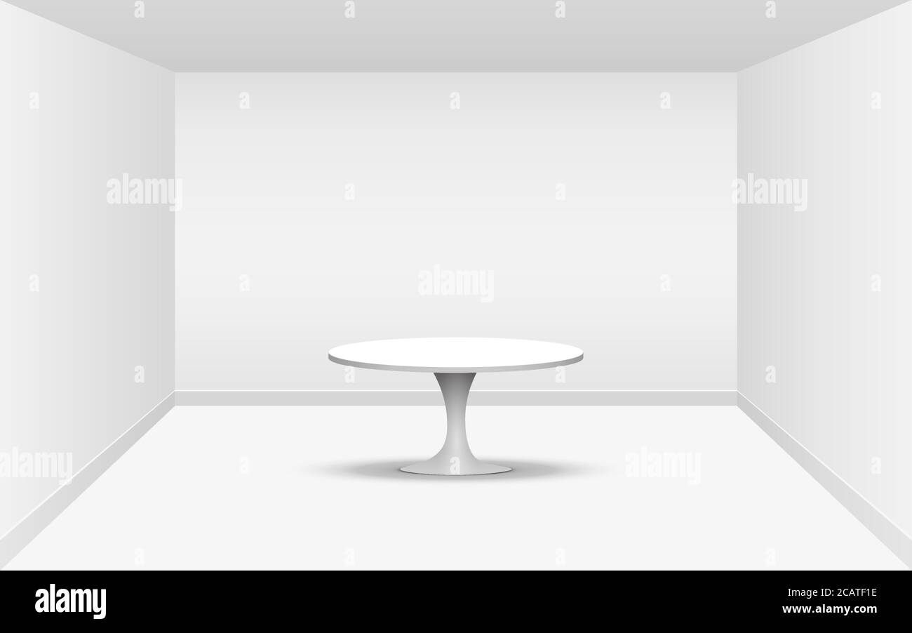 Living room round dining Stock Vector Images - Alamy