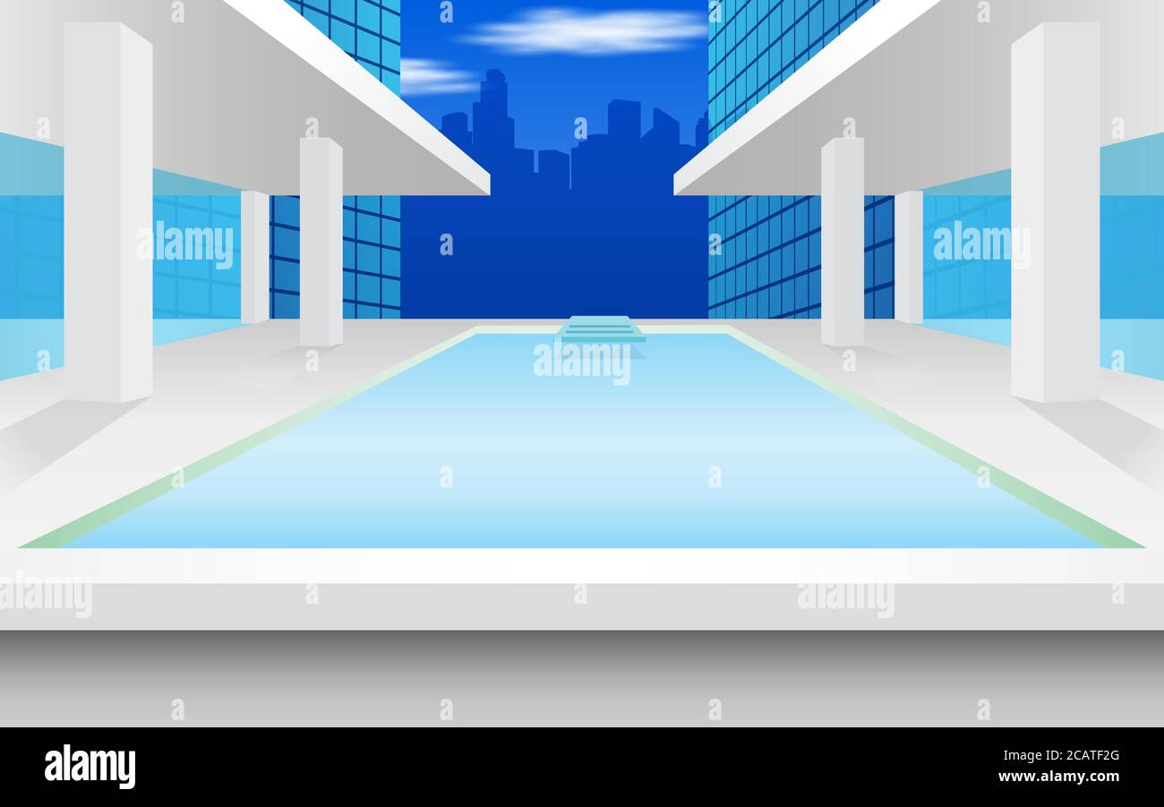 Panorama rooftop view Stock Vector Images - Alamy