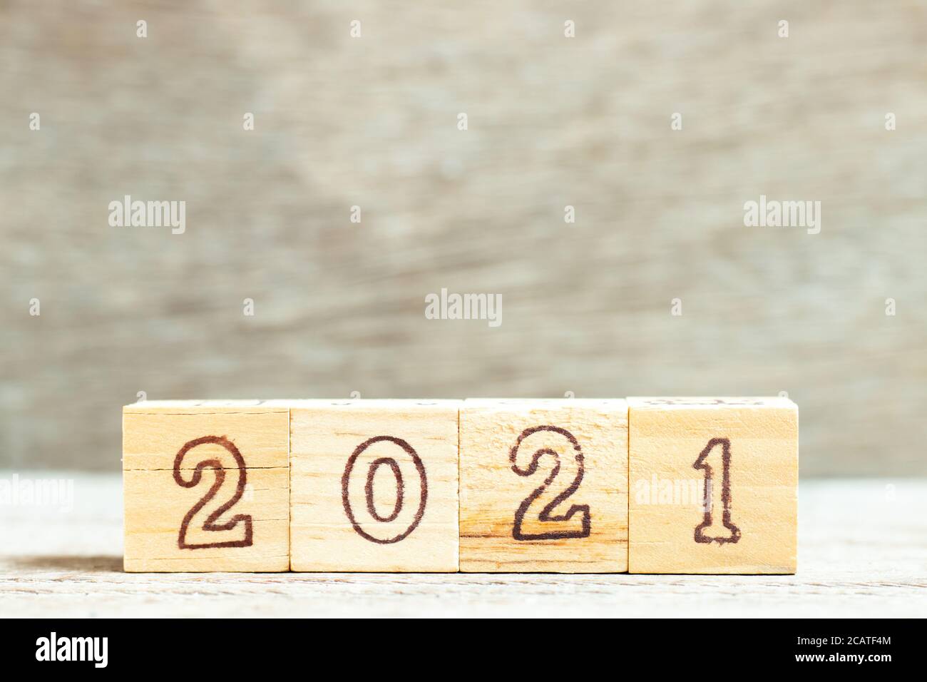 Alphabet letter in word 2021 on wood background Stock Photo - Alamy