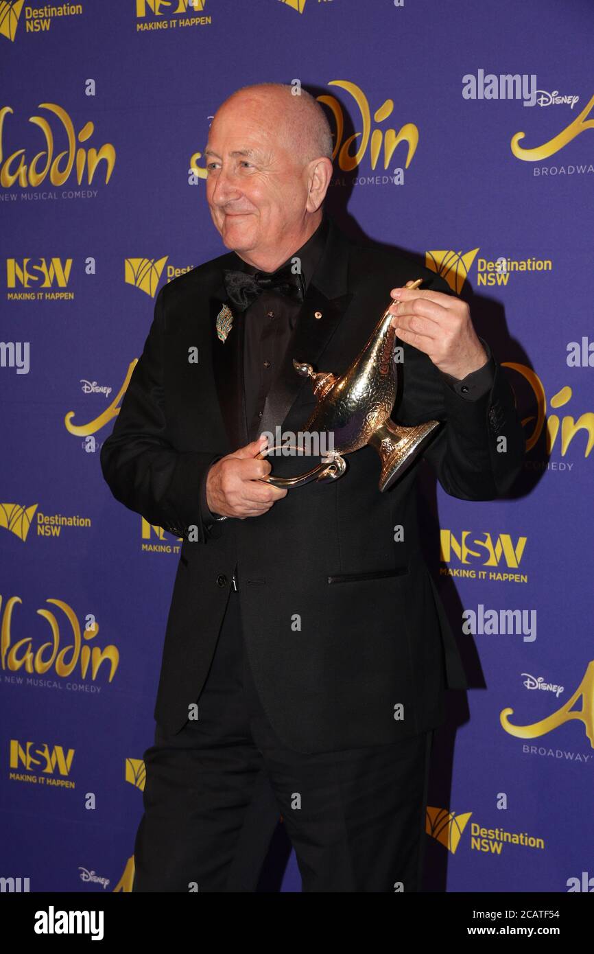 Bruce Pollack attends the Aladdin musical's opening night at the ...
