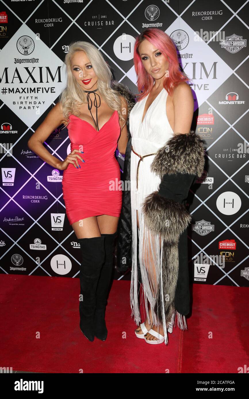 Krystal Dawson and Imogen Anthony arrive on the red carpet for the ...