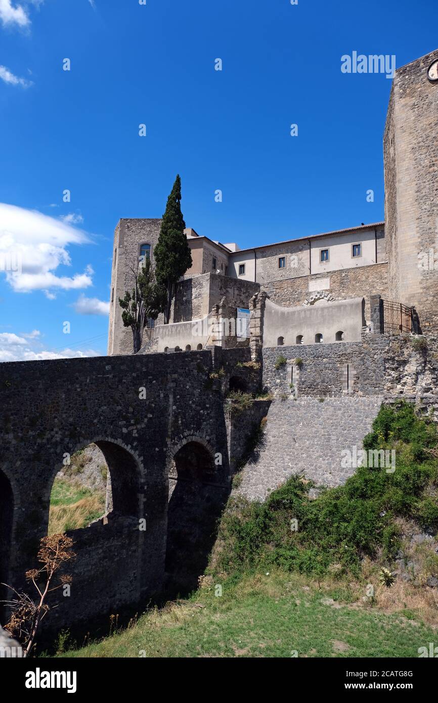 Castello di Melfi Bridge Stock Photo - Alamy