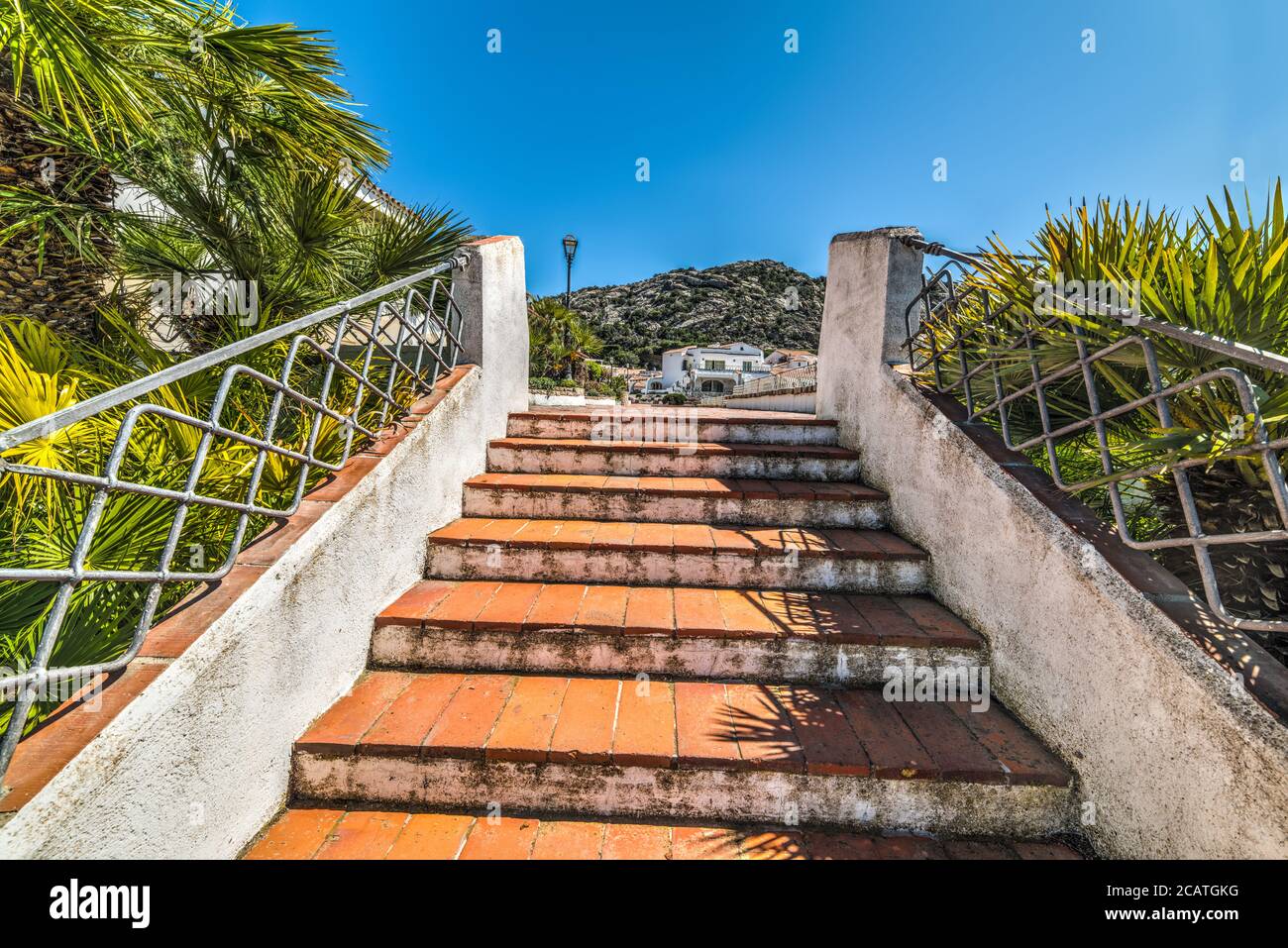 Architectural detail building external staircase hi-res stock ...