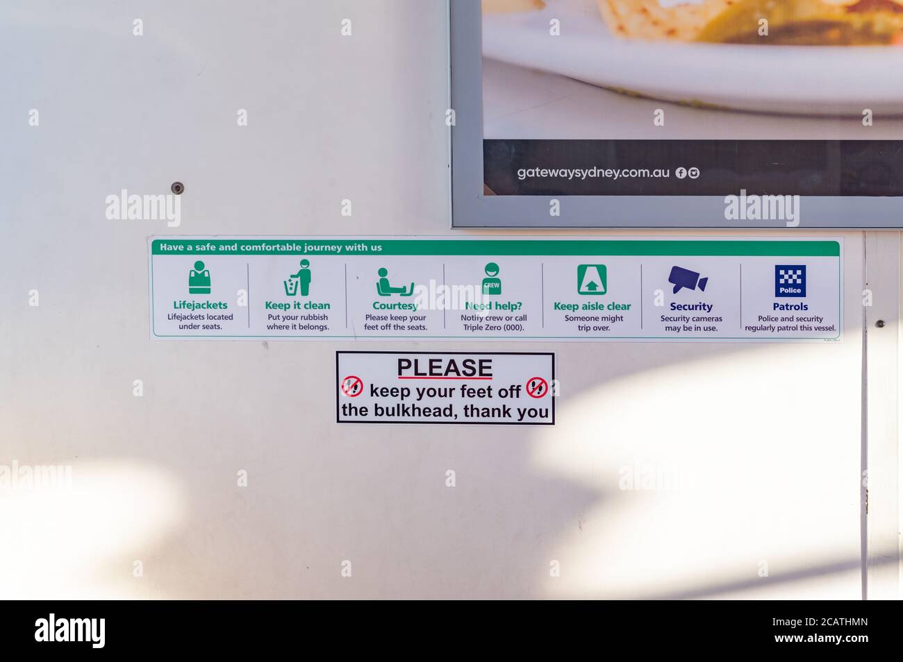 Sydney Ferries Sign High Resolution Stock Photography and Images - Alamy