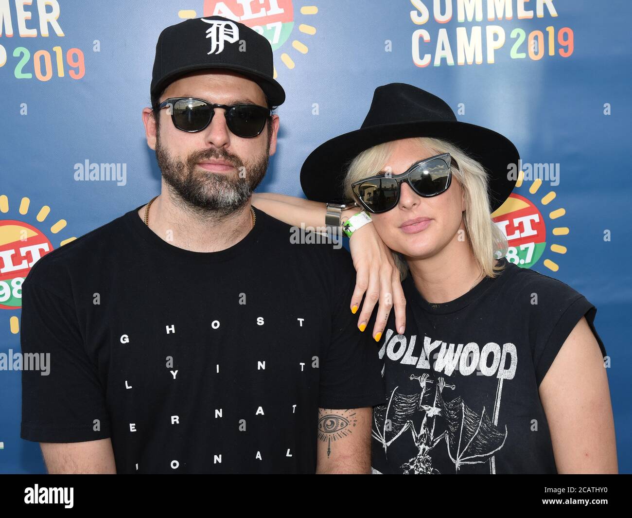 August 3, 2019, Lon Beach, California, USA: Josh Carter and Sarah ...