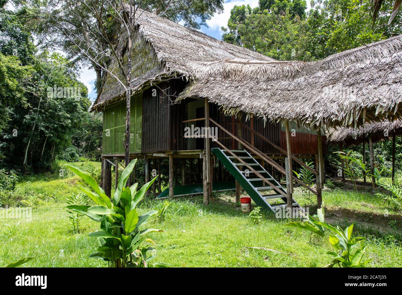 Yagua Village in the Peruvian Amazon Stock Photo - Alamy