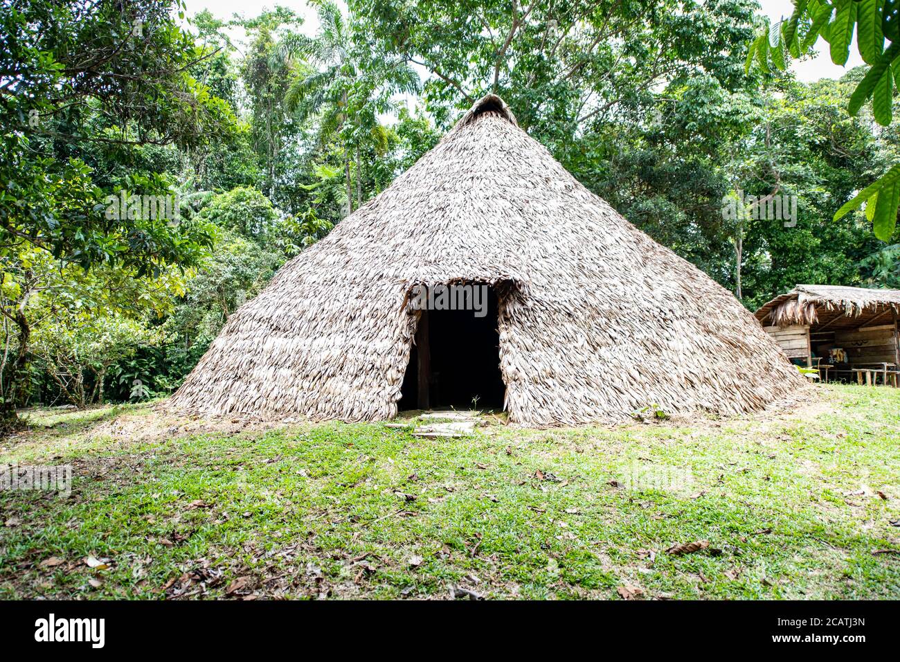 Yagua Village in the Peruvian Amazon Stock Photo - Alamy