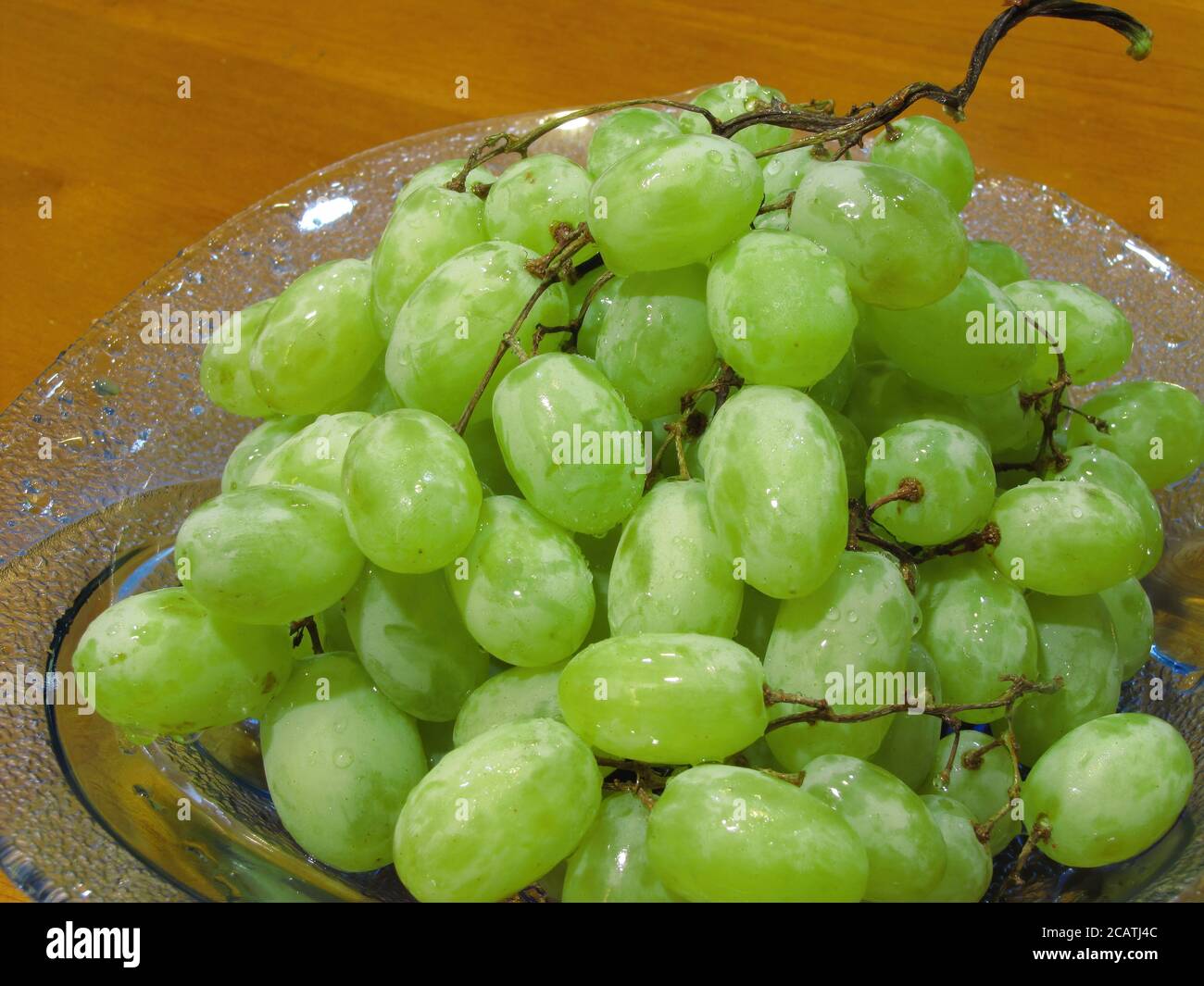Close up shot of many green grapes at Taipei, Taiwan Stock Photo - Alamy